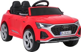 Elektrické autíčko Audi SQ8 červené / šedé