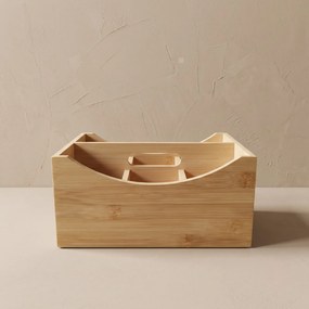 Bambusový organizér na stůl, 25 x 18 x 12 cm