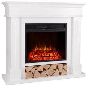 Klarstein Las Pilas elektrický krb s topným ventilátorem 900/1800W, týdenní časovač, dálkové ovládání