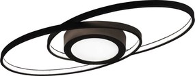 Trio Leuchten GALAXY LED stropní svítidlo černé, 3400 lm, 28 W