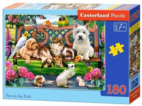 4800 Puzzle Castorland - Zvířátka v parku 180 dílků