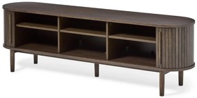 Designový TV stolek Palomino 180 cm tmavě hnědý dub