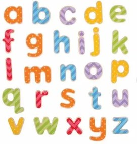 Bigjigs Toys Magnetická barevná abeceda (malá písmena) / od 3 let