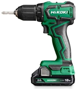 HiKOKI - 18V AKU vrtací šroubovák s příklepem, 2x aku 2,0 Ah Li-Ion, nabíječka DV18DDWRZ