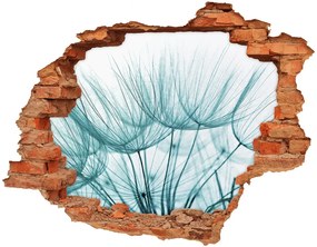 Wallmuralia Samolepící díra nálepka Semena pampelišky 90x70 cm