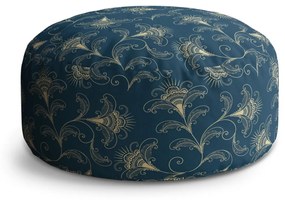 Sablio Taburet Circle Vintage ornamenty: 38x48 cm
