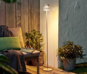 Tchibo - Stojací lampa LED z kovu - barva: béžová