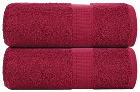 Ručníky pro hosty FROGN 2 ks bordó 30x50 cm 360 g/m² 136731