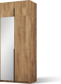 ADRK Furniture Alera II s nástavcem Skříň s otočnými dveřmi ADRK-W-ALER-100-AB