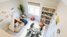 Dětský koberec Lima 9506A krémový/šedý