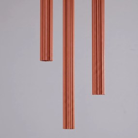 Sollux Lighting Závěsné svítidlo ARCHE 3P okrově červené