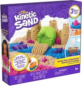 SPIN MASTER Kinetic Sand písčitá pláž / Kreativní sada s tekutým píske
