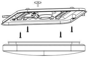 Eglo 97874 - LED Stropní svítidlo FRANIA LED/11,5W/230V