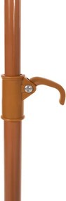 Zahradní slunečník 135 cm SPRINGOS HAVAJ BU0023 hnědý