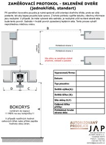 Celoskleněné dveře do pouzdra - M175S Průchozí šířka (cm): 80, Průchozí výška (cm): 210