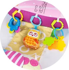 CHIPOLINO Multifunkční dětský polštář 5v1 Pink