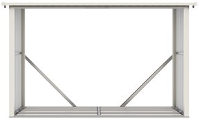 PENTA Přístřešek na dřevo G21 WOH 335 - 242 x 89 cm Barva: Šedá