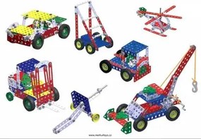 Merkur 4 stavebnice / 609 dílů / 40 modelů / od 5 let