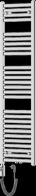 Mexen Hades, elektrické topné těleso 1500 x 400 mm, 600 W, chromová, W104-1500-400-2600-01