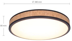 Brilagi - LED Stmívatelné stropní svítidlo ROSA LED/48W/230V 3000-6500K + DO