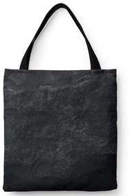 Nákupní taška Černé zlato - vzor imitující povrch dlažebního kamene