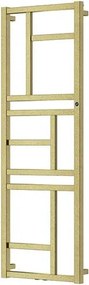 Hopa Mondrian koupelnový radiátor 600 x 1440 mm středové připojení barva zlatá RADMON601484SP