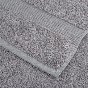 Prémiové ručníky do sprchy SOLUND 2 ks šedé 70x140 cm 600 g/m² 137308