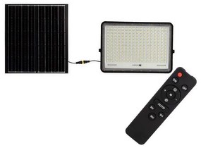 V-Tac LED Venkovní solární reflektor LED/30W/3,2V 4000K černá + DO VT1460