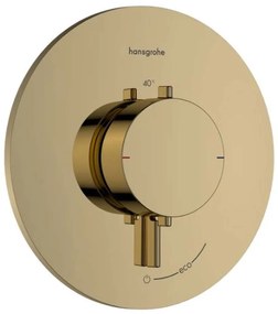 Hansgrohe Ecostat Comfort S - Sprchová baterie pod omítku, s termostatem, leštěný vzhled zlata 33714990