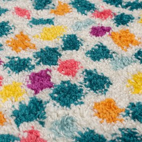 Kusový koberec Menara Rainbow Spot Multi, 100x150, viacfarebná, detská izba, Flair Rugs
