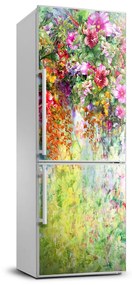 Wallmuralia Foto nálepka tapeta lednička Květiny 60x180 cm