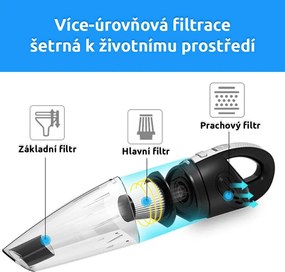 CarClean profi mobilní aku vysavač