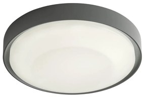 Redo 90119 stropní LED svítidlo Osiris tmavě šedé, 20W, 3000K, ø25cm