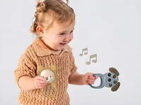 TAF TOYS Chrastítko Sound Discovery Duo Bell  Clapper / Sada 2 ks / Si