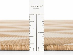 Ted Baker, Kusový koberec Ted Baker Haringey 106379 Natural White, 80x200, béžová, chodba / předsíň