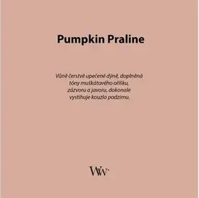 WoodWick Pumpkin Praline svíčka loď