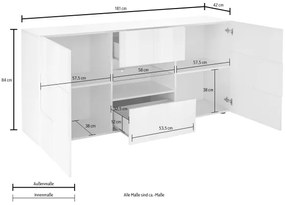 Komoda SERIAN dub sonoma