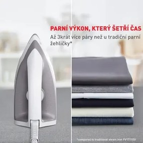 Tefal SV4111E0 šedá / Parní generátor / 5,3 bar / 110 g/min / 1,2 l
