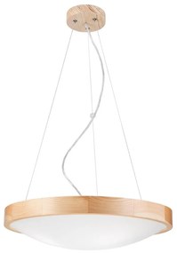 Lamkur | Lustr na lanku NATURAL SLIM 3xE27/60W/230V ø 47 cm borovice | LA41575