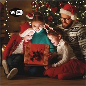 Vánoční osvětlení EMOS GoSmart (WiFi) D4ZR03 180LED řetěz 18m RGB 64 programů s časovačem
