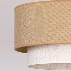 BRILAGI - LED Stropní svítidlo BOHO ECO 1xE27/10W/230V pr. 40 cm béžová/krémová