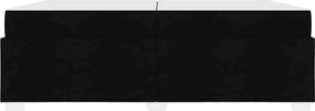 Rám postele s matrací Černá 200 x 200 cm textil 3398309