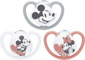 Dudlík NUK Perfect Match Air Disney Mickey Mouse 0-6 měsíců red, vel. 0-6 m