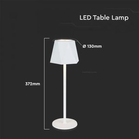 LED Stmívatelná dobíjecí stolní lampa LED/4W/5V 3000-6000K 1800 mAh bílá