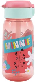 Plastová láhev na pití s brčkem a víčkem Minnie Mouse - 510 ml