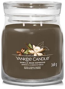 Yankee Candle vonná svíčka Signature ve skle střední Vanilla Bean Espresso 368g