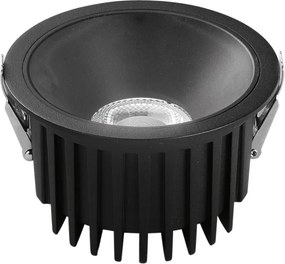FAN INC-QUANTUM-R18-NER Zápustné venkovní svítidlo LED Quantum, hliník, černé, 18 W, 2000 lm, CCT, 13,5 x 13,5 x 8,5 cm, IP44 - FANEUROPE