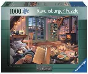 Puzzle ravensburger 120000501 útulný obývací pokoj