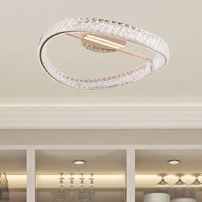 Zuma Line MX3317-1-3GT - LED Stm. svítidlo GANO LED/36W/230V pr. 52 cm rose gold