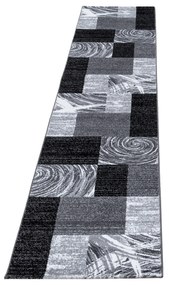Ayyildiz Kusový koberec PARMA 9220, Černá Rozměr koberce: 80 x 300 cm